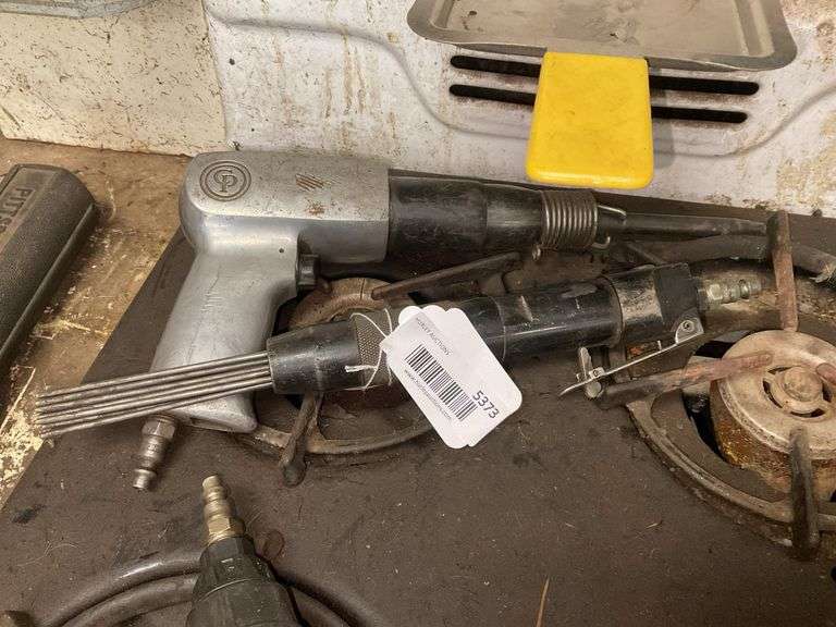 Pneumatic air needle scaler and zip gun - Hurley Real Estate & Auctions