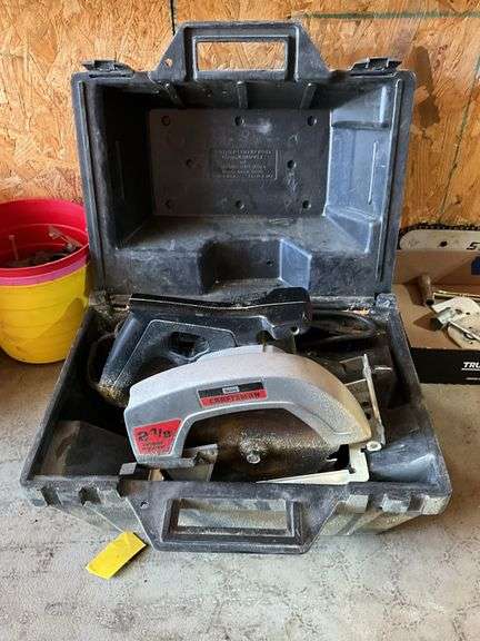 Craftsman circular saw in hard case - Hurley Real Estate & Auctions