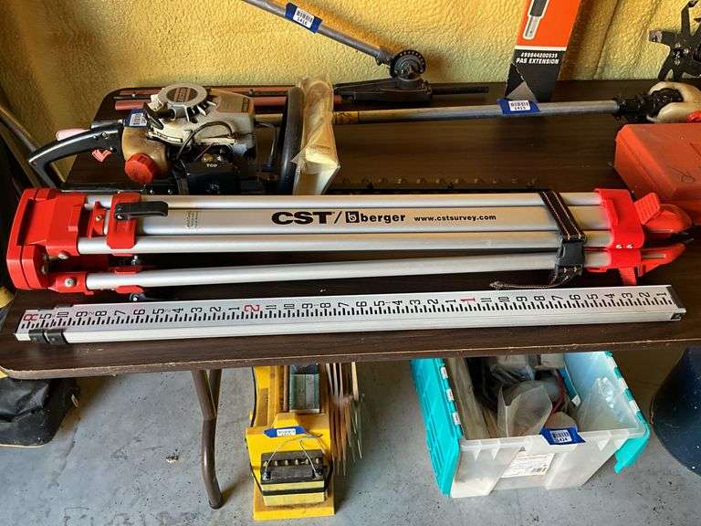 CST/Berger Survey Transit Tripod & Service Rod - Hurley Real Estate ...