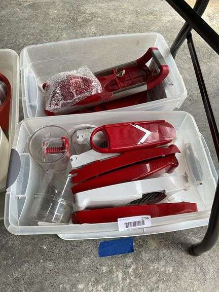 Red kitchen gadgets - Hurley Real Estate & Auctions