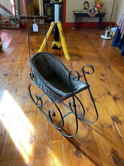Reproduction child’s push sleigh - Hurley Real Estate & Auctions