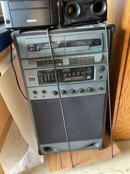 Sony CD stereo w/ speakers, Optimus karaoke machine - Hurley Real ...