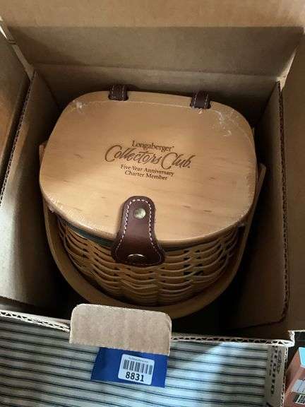 Longaberger 5-Year Anniversary Collector basket - Hurley Real Estate ...