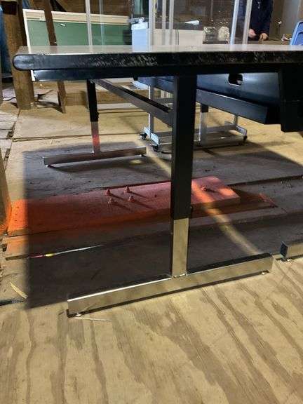 Adjustable height table 60x28x30 - Hurley Real Estate & Auctions