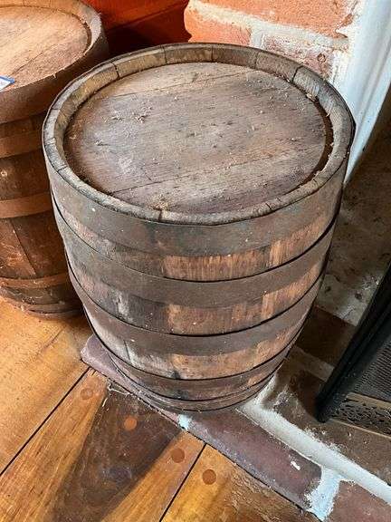Two primitive barrels - Hurley Real Estate & Auctions