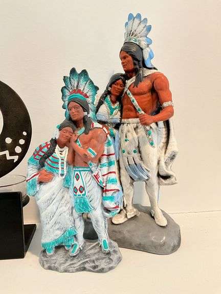 Native American figurines & decor - Hurley Real Estate & Auctions