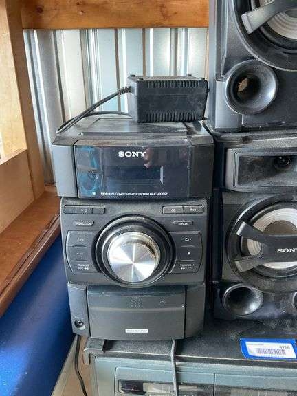 Sony CD stereo w/ speakers, Optimus karaoke machine - Hurley Real ...