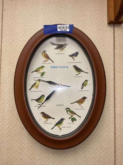 Bird wall clock - Hurley Real Estate & Auctions
