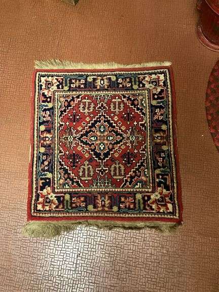 Square Persian rug - Hurley Real Estate & Auctions