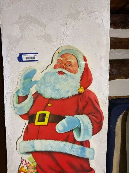Vintage standing Santa - Hurley Real Estate & Auctions