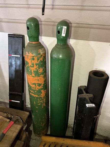 Two oxygen tanks - Hurley Real Estate & Auctions