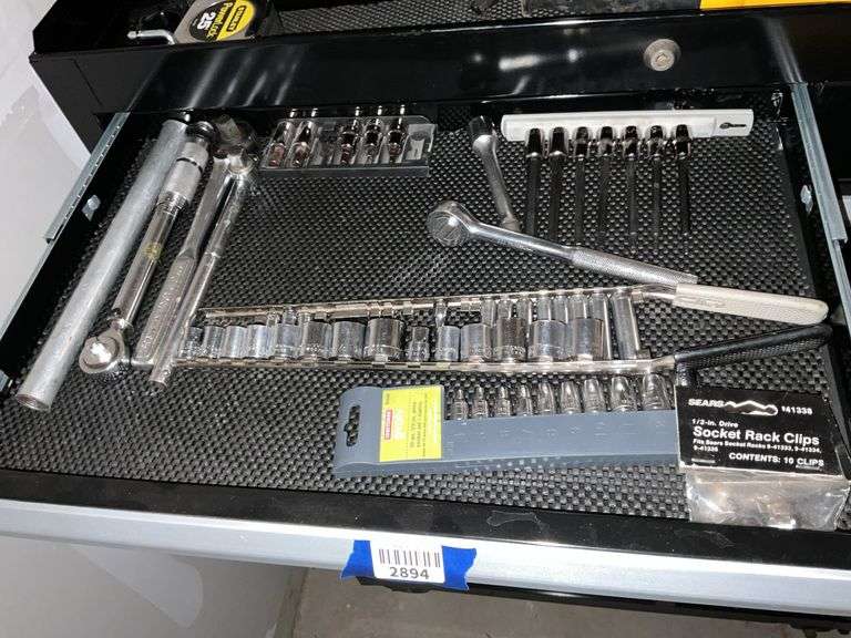Contents of tool chest drawer - sockets & wrenches - Hurley Real Estate ...