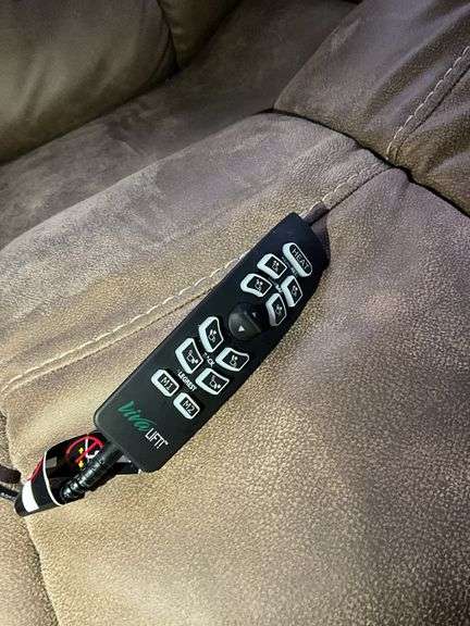 VivaLift power recliner chair w/ heat, hand control - Hurley Real ...