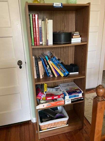 Shelf unit and shelf contents - glass on top not included 24x12x59.5 ...