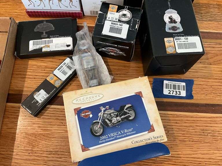 Harley Davidson Christmas ornaments & various motorcycle ornaments ...