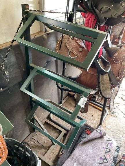 Heavy duty three tier saddle stand - Hurley Real Estate & Auctions