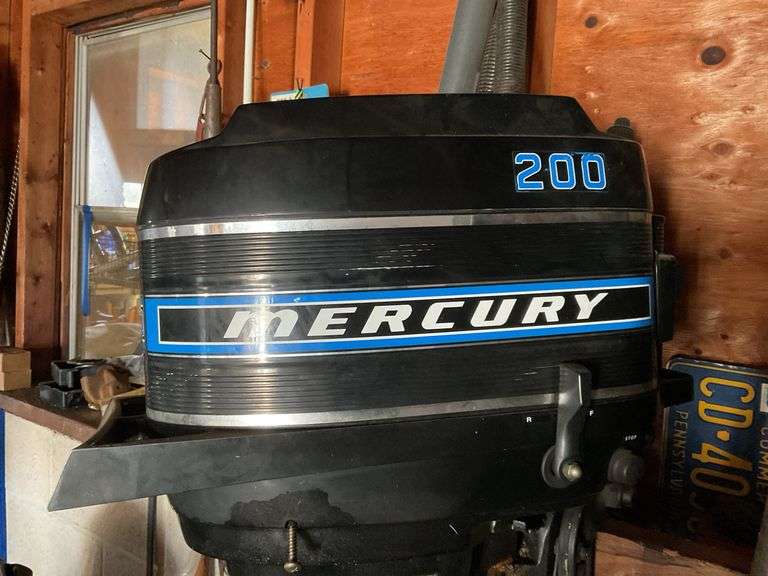 Mercury 200 outboard motor - Hurley Real Estate & Auctions