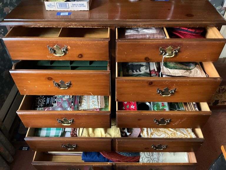 Contents of chest of drawers - linens, coasters, etc - Hurley Real ...