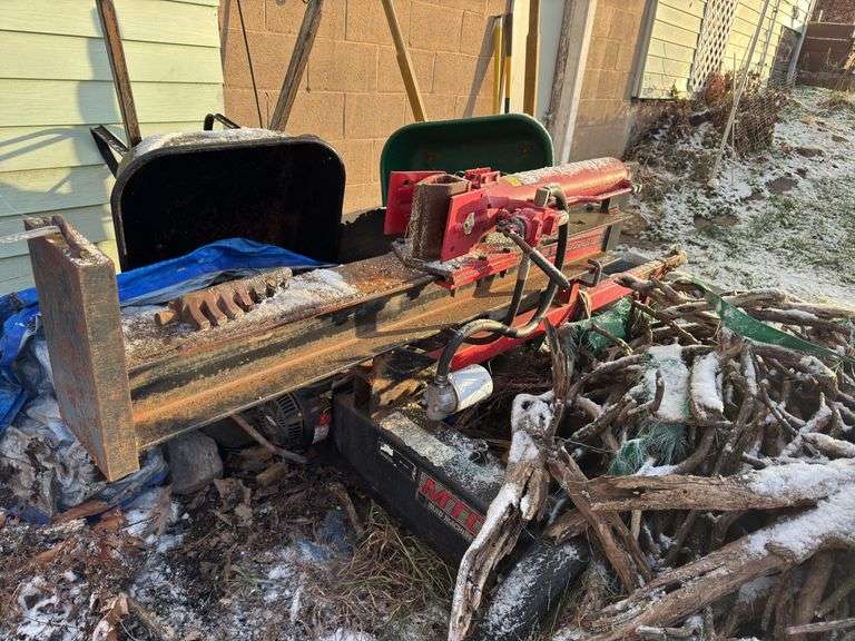 22 ton MTD, log splitter, vertical and horizontal splitting with Briggs ...