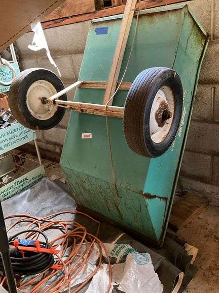 Pull behind wagon, push broom, tarp, extension cords - Hurley Real ...