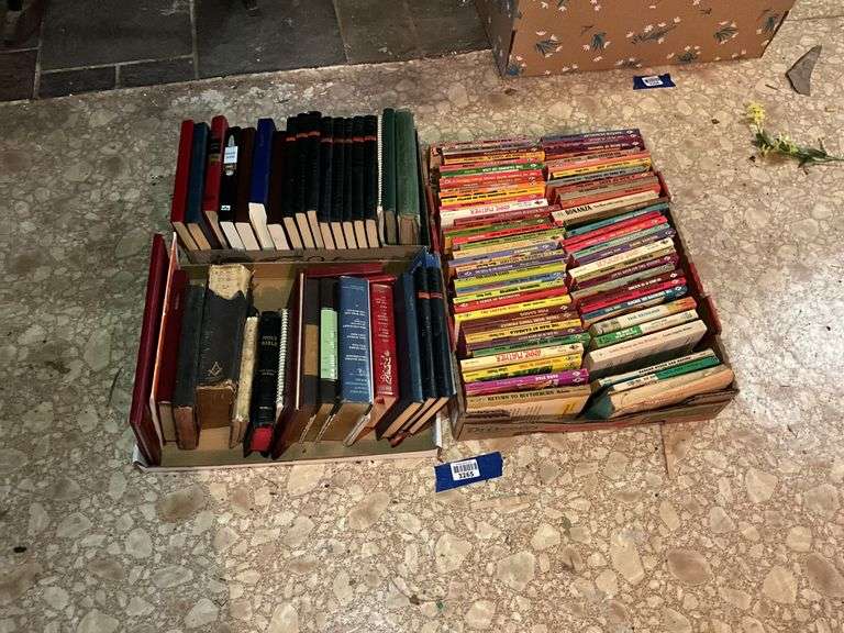 Book lot including vintage paperbacks - Hurley Real Estate & Auctions