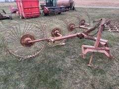Massey Ferguson 3 point 4 wheel rake - Hurley Real Estate & Auctions