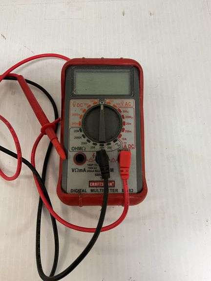 Craftsman digital multimeter - Hurley Real Estate & Auctions