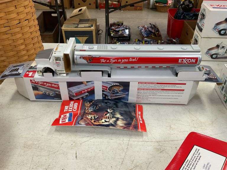 Two Exxon/Mobil model tanker trucks in boxes - Hurley Real Estate ...