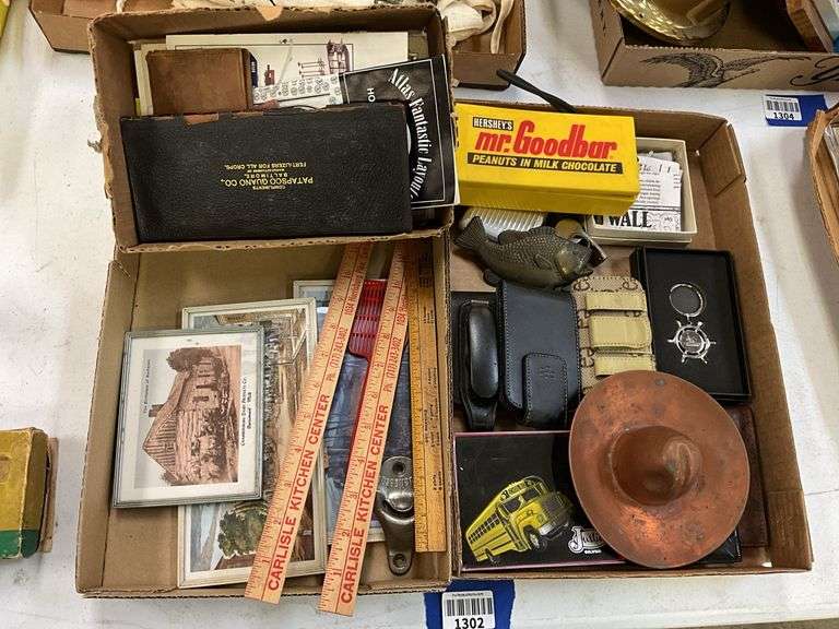 Advertising items and misc collectibles lot - Hurley Real Estate & Auctions