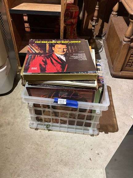 Vintage vinyl LP records including: Elvis, Patsy Cline - Hurley Real ...