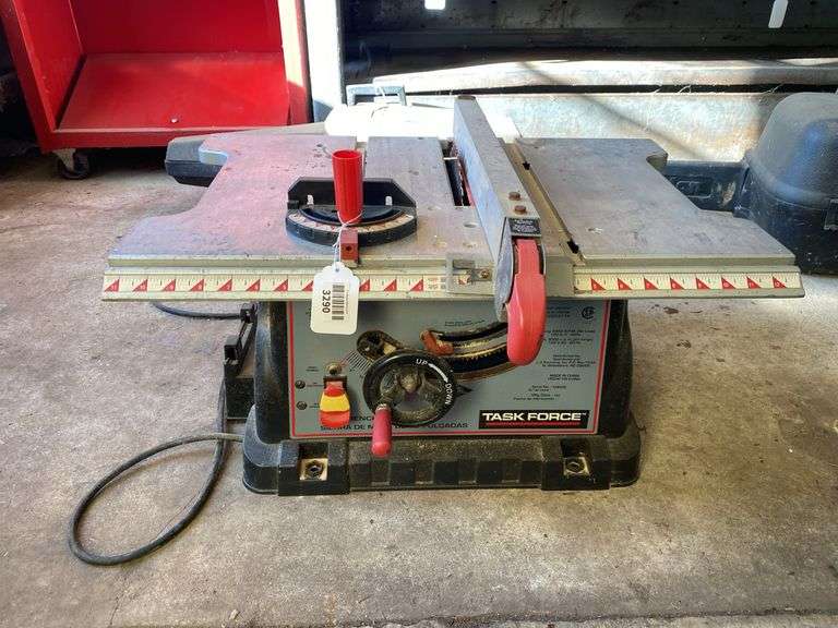 Task Force table saw - Hurley Real Estate & Auctions