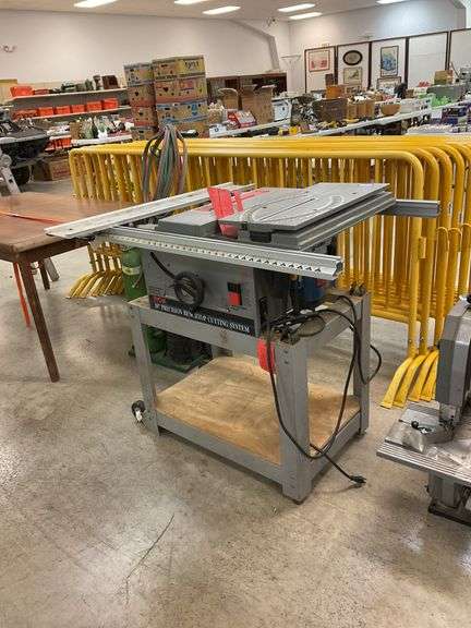 Ryobi 10" precision benchtop cutting system - Hurley Real Estate & Auctions