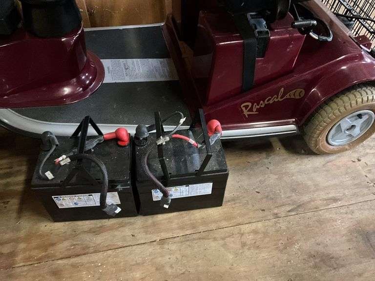 Rascal power mobility scooter w/ batteries - Hurley Real Estate & Auctions