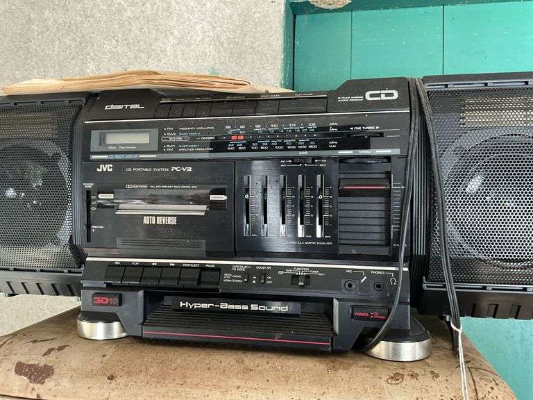JVC portable stereo - Hurley Real Estate & Auctions