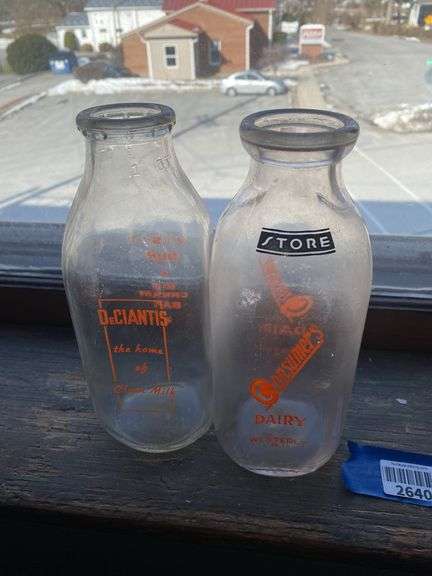 Two milk bottles: DeCiantis Dairy, Consumers Dairy - Hurley Real Estate ...