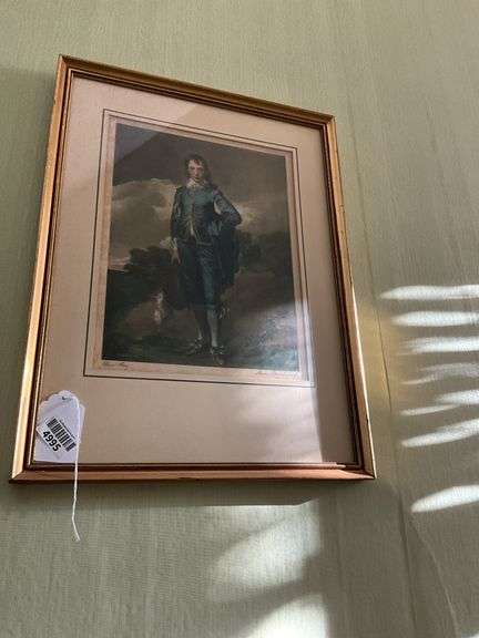 Wall hangings: Blueboy and Pinkie prints, framed - Hurley Real Estate ...