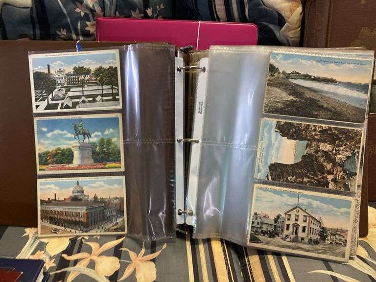 Album of view postcards - Hurley Real Estate & Auctions