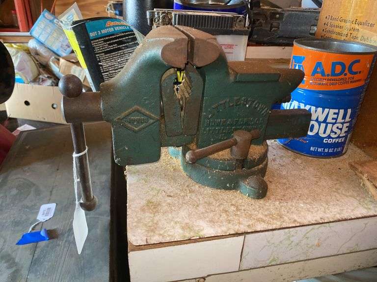 Littlestown bench vise, bring tools for removal - Hurley Real Estate ...