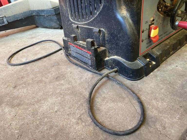 Task Force table saw - Hurley Real Estate & Auctions