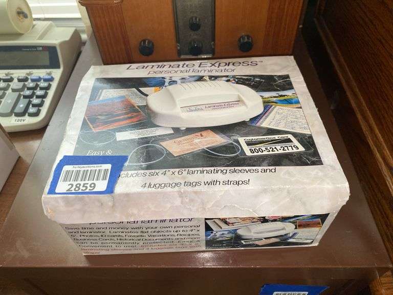 Laminate Express Personal Laminator E181412 - Hurley Real Estate & Auctions