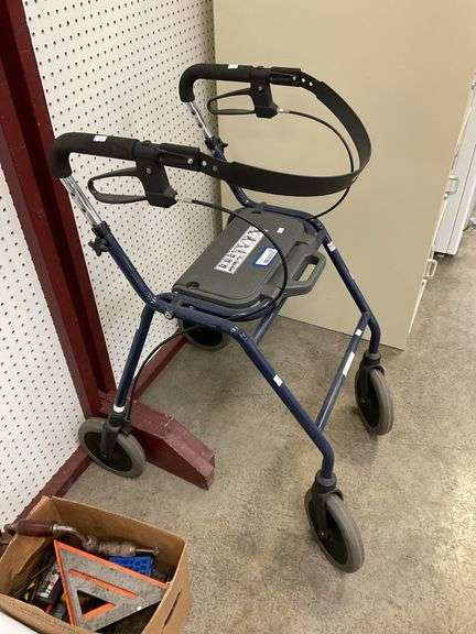 Roller style walker w/ hand brakes - Hurley Real Estate & Auctions