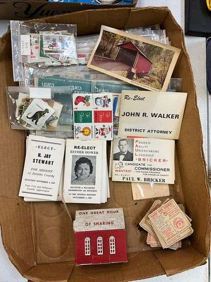 Vintage stamps and paper collectibles - Hurley Real Estate & Auctions