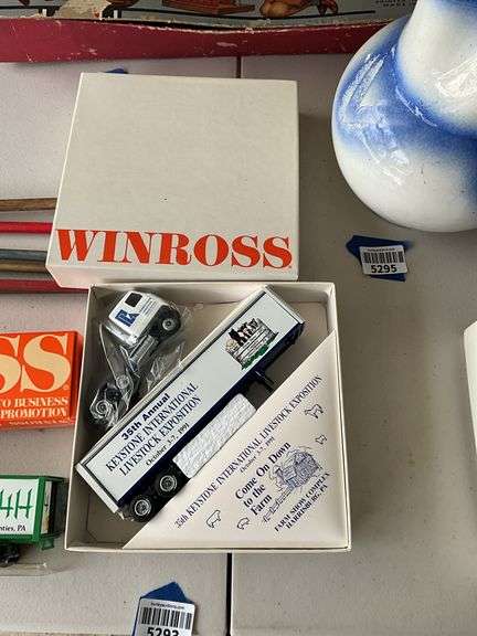 Two Winross model trucks in boxes - Hurley Real Estate & Auctions