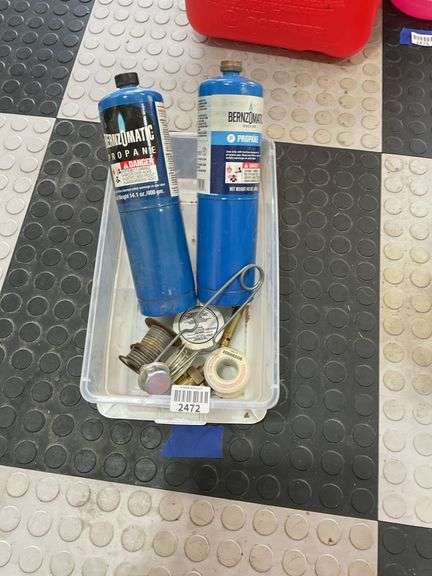 Propane torch, spark striker, solder - Hurley Real Estate & Auctions