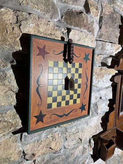 Painted country checkerboard - Hurley Real Estate & Auctions