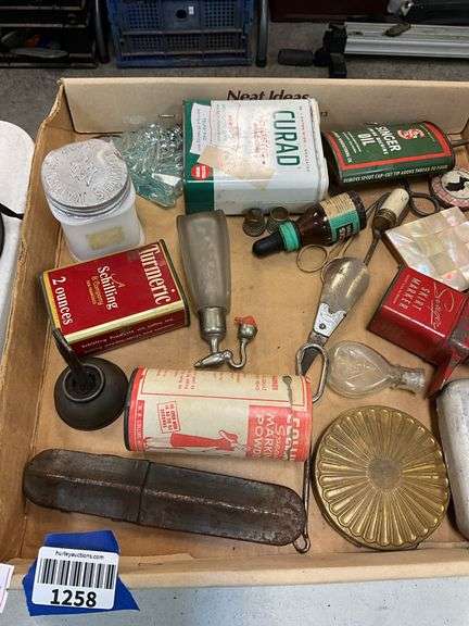 Advertising and misc collectibles lot - Hurley Real Estate & Auctions