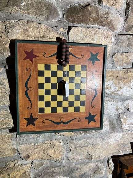 Painted country checkerboard - Hurley Real Estate & Auctions