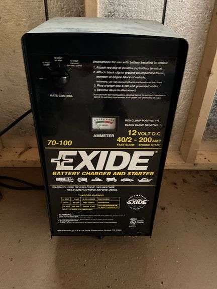 Exide battery charger - Hurley Real Estate & Auctions