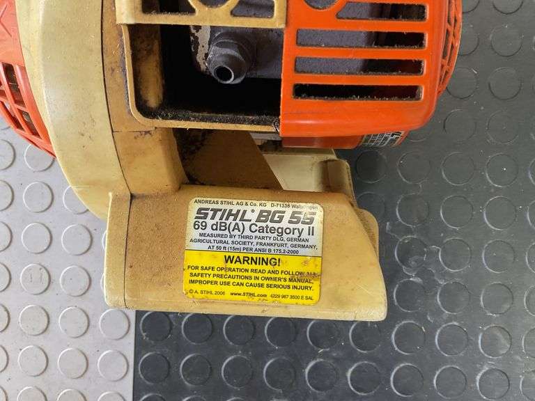 Stihl BG55 blower - Hurley Real Estate & Auctions