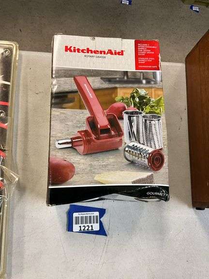 KitchenAid rotary grater in box - Hurley Real Estate & Auctions